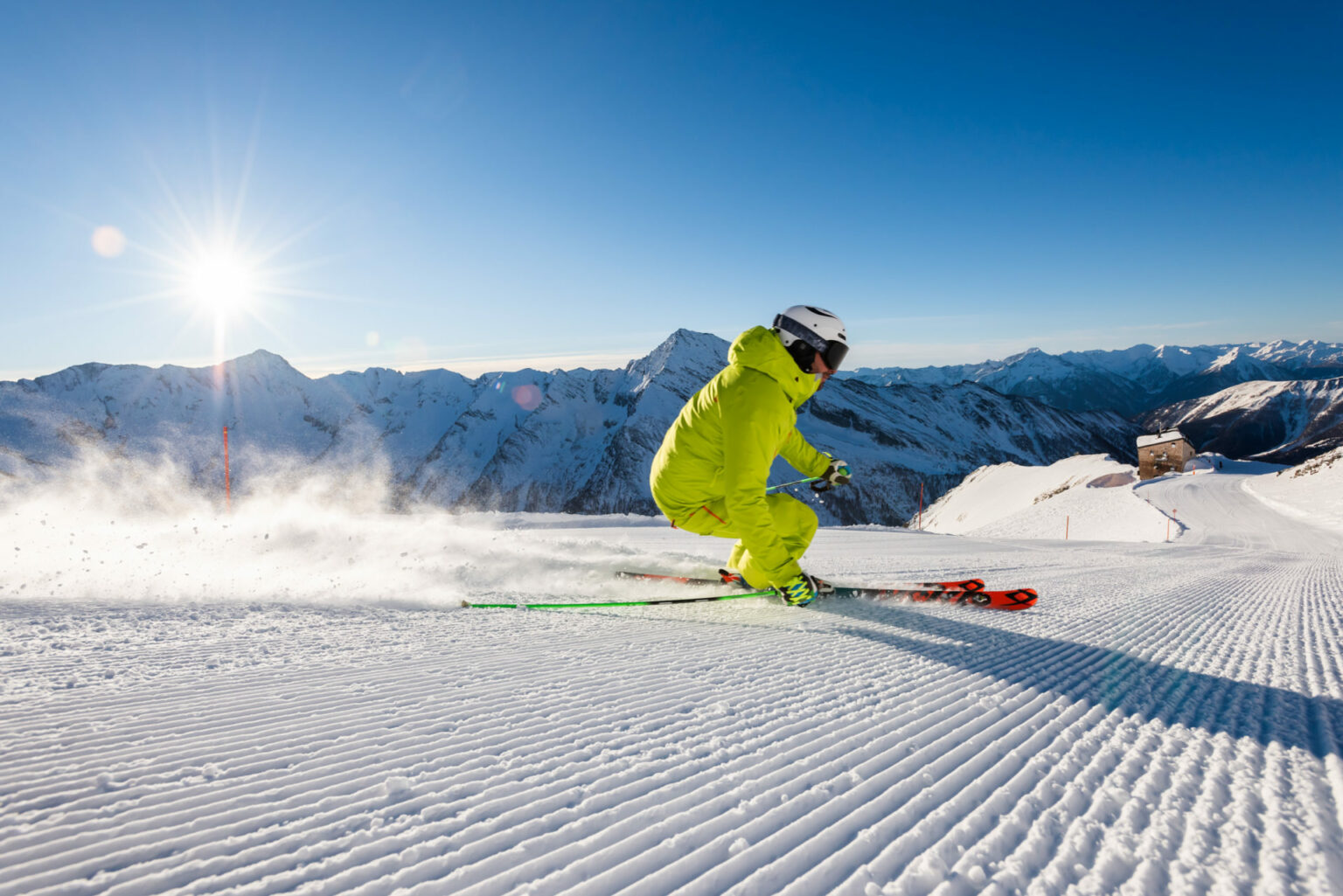 Skiing in Mölltal '' Mölltal Glacier, Ankogel & village lifts